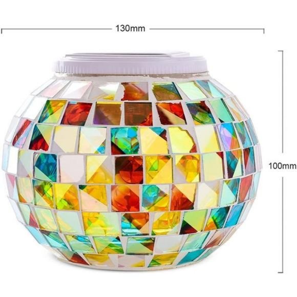 Party Supplies | Color Changing Solar Powered Glass Ball Garden Lights ...